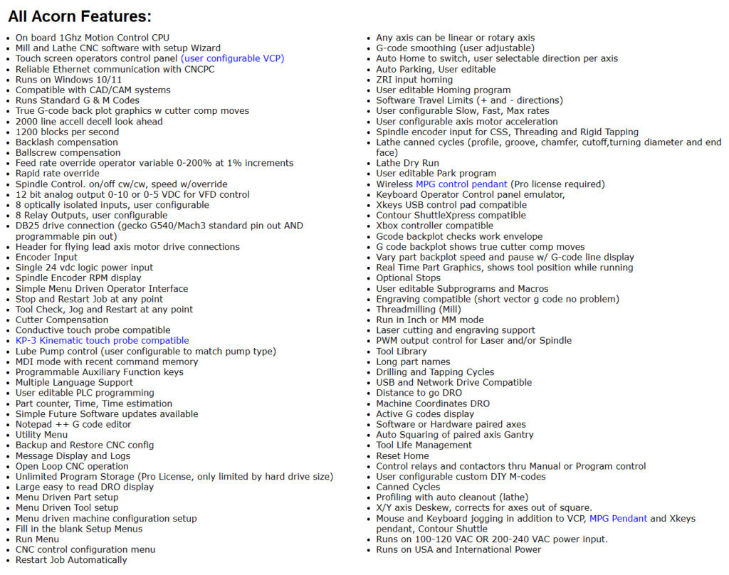 Centroid Acorn CNC Controller - Hardware CNC