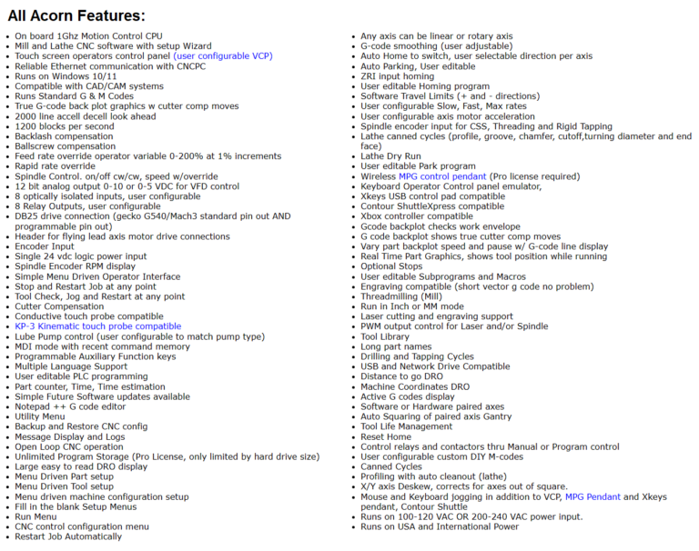 Centroid Acorn CNC Controller - Hardware CNC