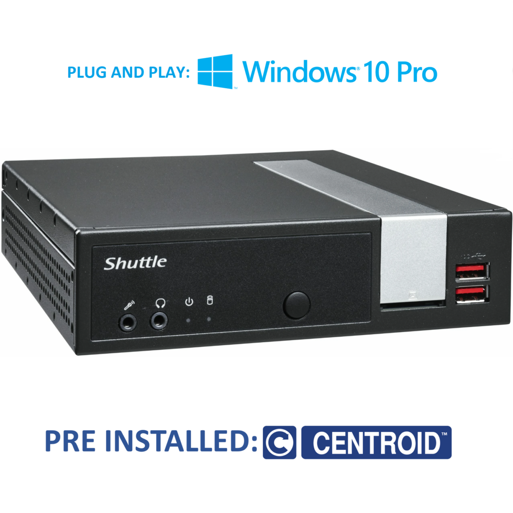 Industrial mini PC fanless (windows 10 PRO and centroid CNC) - Hardware CNC